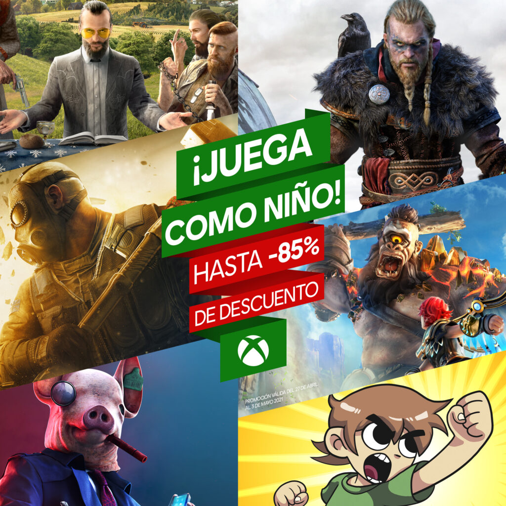 ¡Juega como niño con Ubisoft y Xbox! - Aventuras Nerd