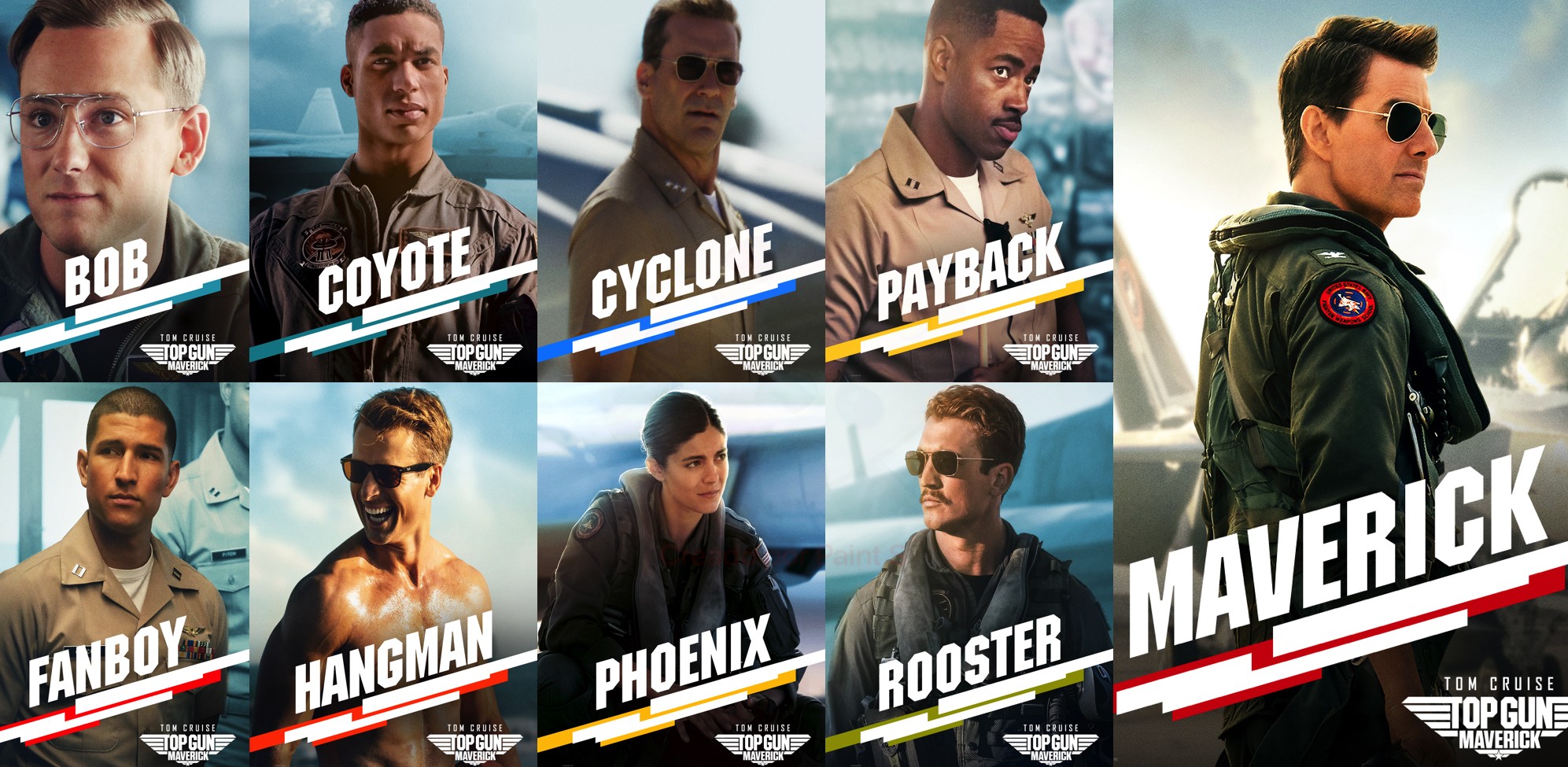 Nuevos P sters Del Equipo TOP GUN MAVERICK Aventuras Nerd
