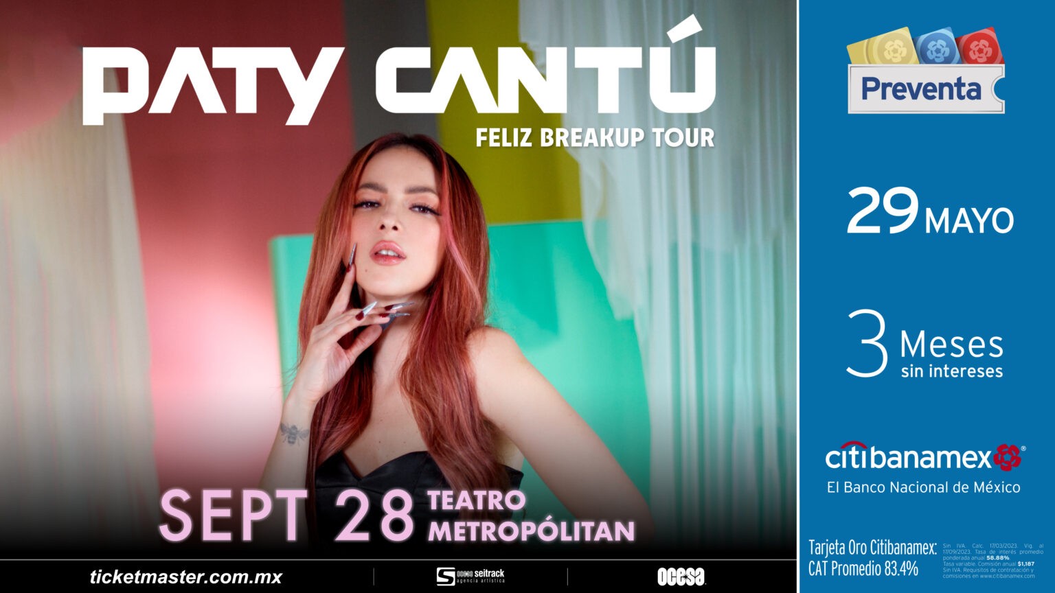PATY CANTÚ, un mix del mejor pop mexicano, la cantante arranca con su ...