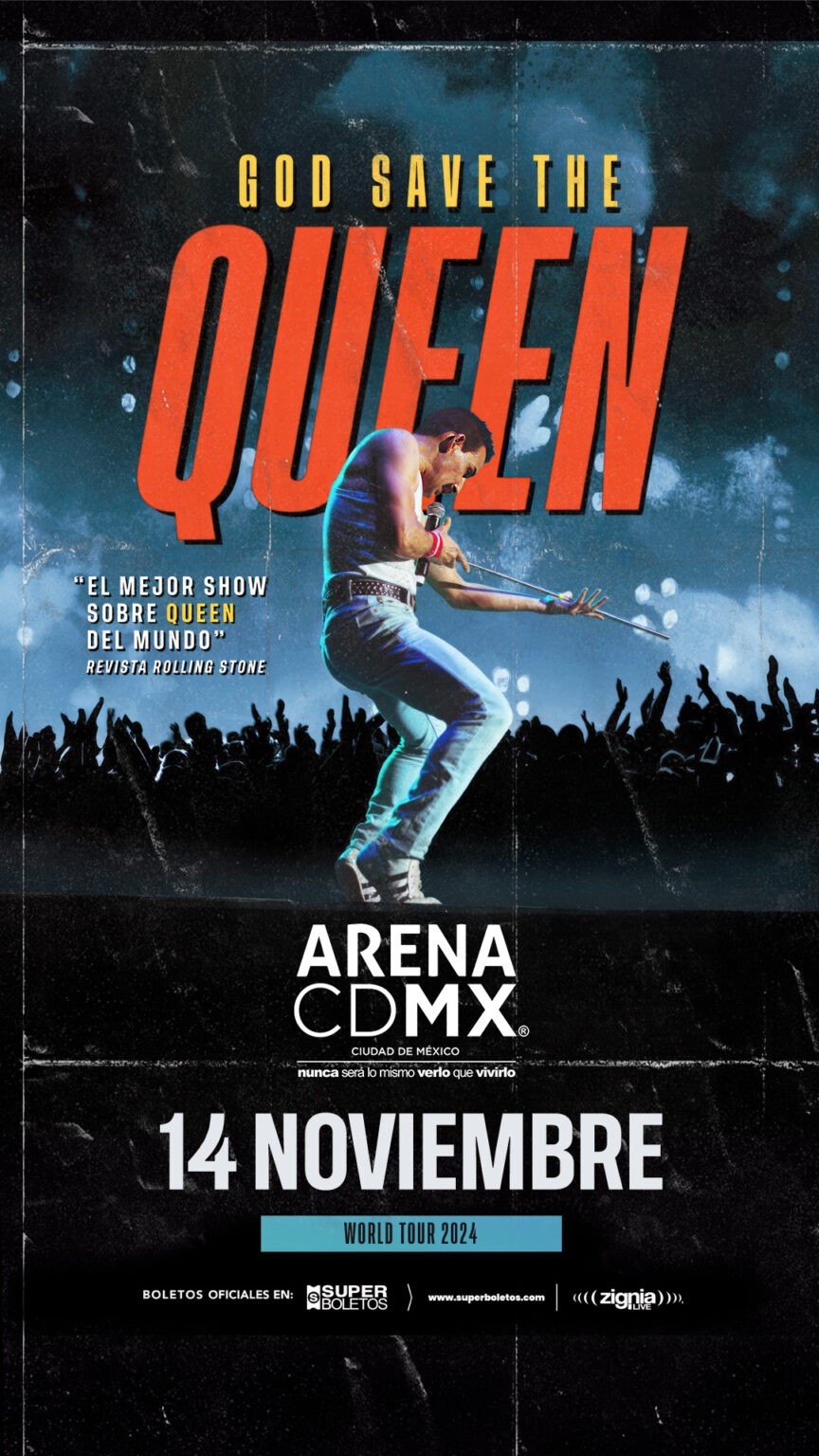 GOD SAVE THE QUEEN en la Arena CDMX y Arena Monterrey