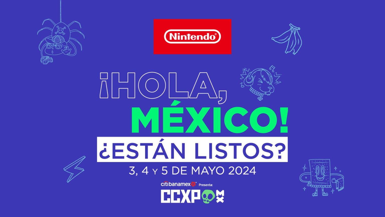 Nintendo anuncia su participación en CCXP México - Aventuras Nerd