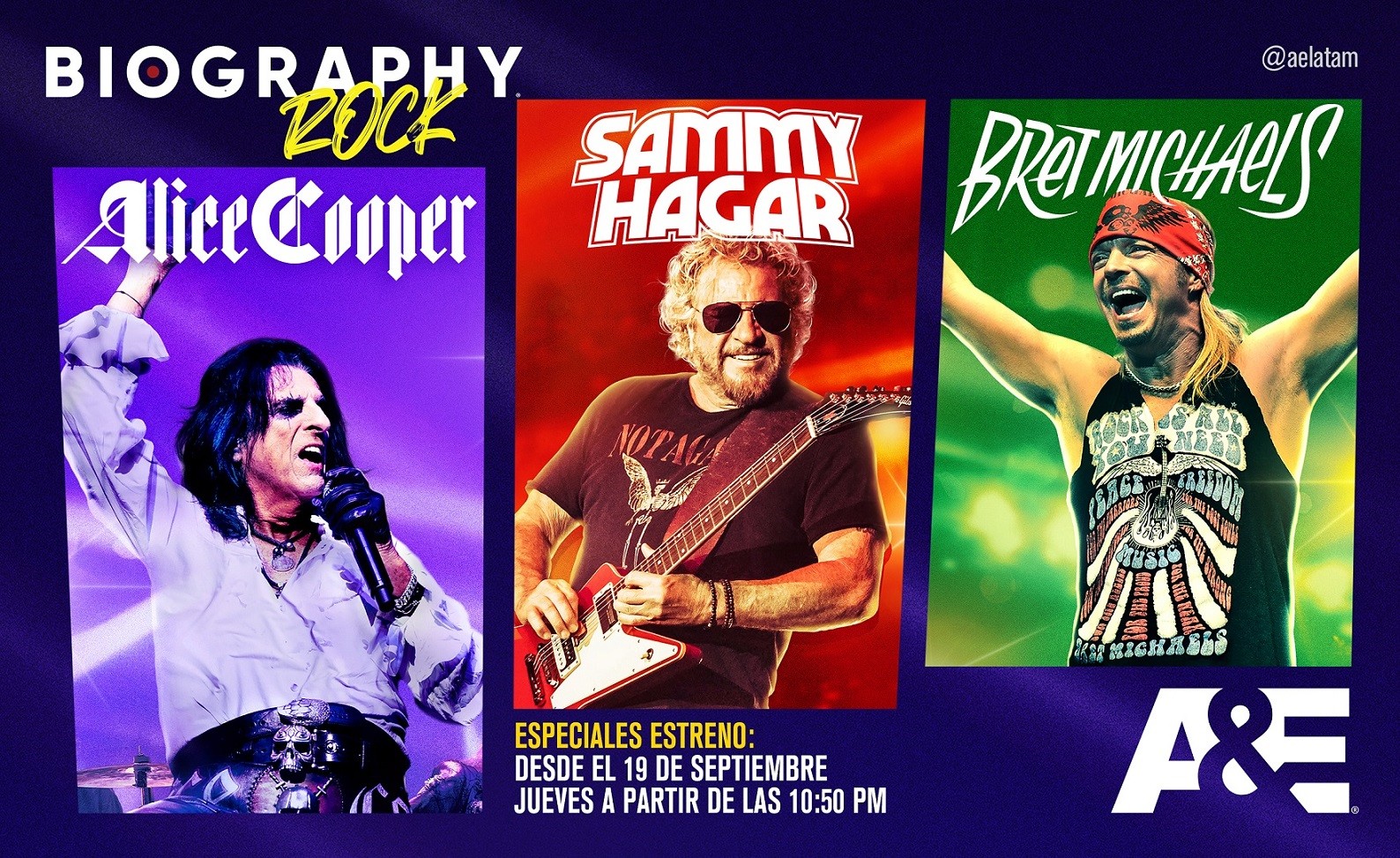 A&E presenta Biography Rock, especial de Sebastian Bach y Dee Snider